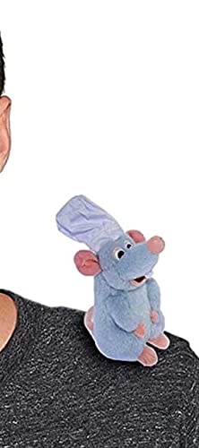 Thanks Ratatouille Magnetic Shoulder Riding Chef Remy 6'' Plush Toy