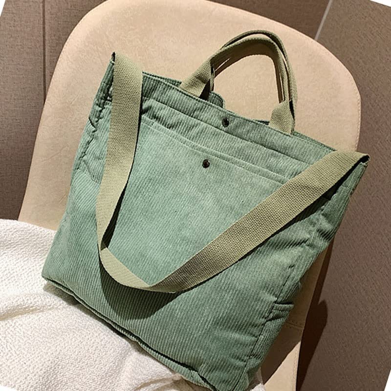 TFIIEXFL Large Capacity Shopping Canvas Tote Casual Simple Bag Handbag Shoulder Bag