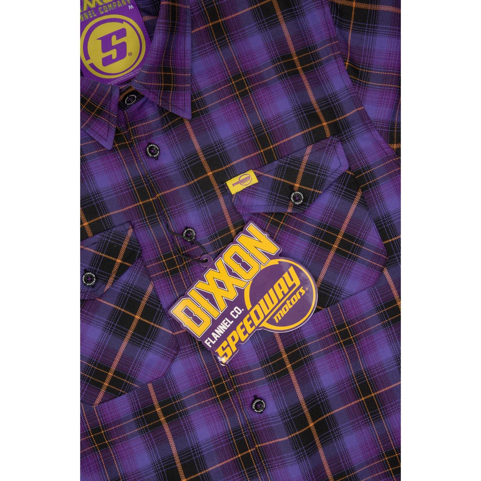 Speedway Motors x Dixxon Flannel Co. Purple Reign Flannel, XL