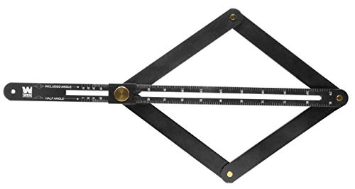 WEN ME360P Aluminum Miter Saw Bevel Gauge and Corner Angle Finder for Woodworking