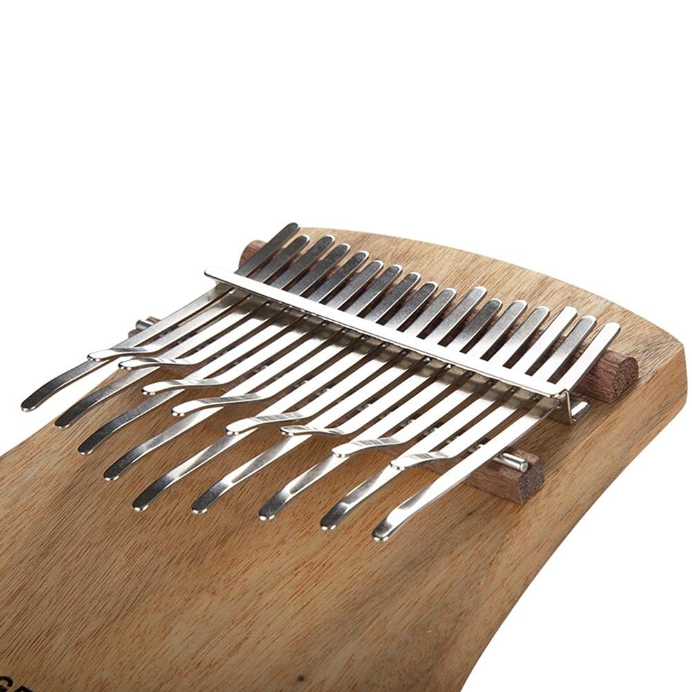 SDGH 17 Key Thumb Piano Instrument with Tune Hammer Camphor Wood Keyboard Musical Instrument