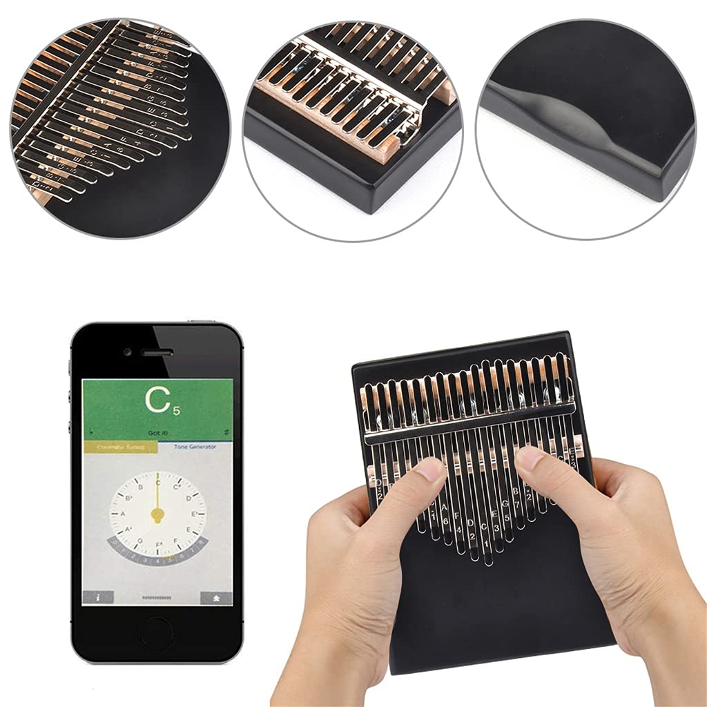 SDGH 17 Key Wood Musical Instrument Thumb Finger Piano Beginners Portable Finger Flexible Piano