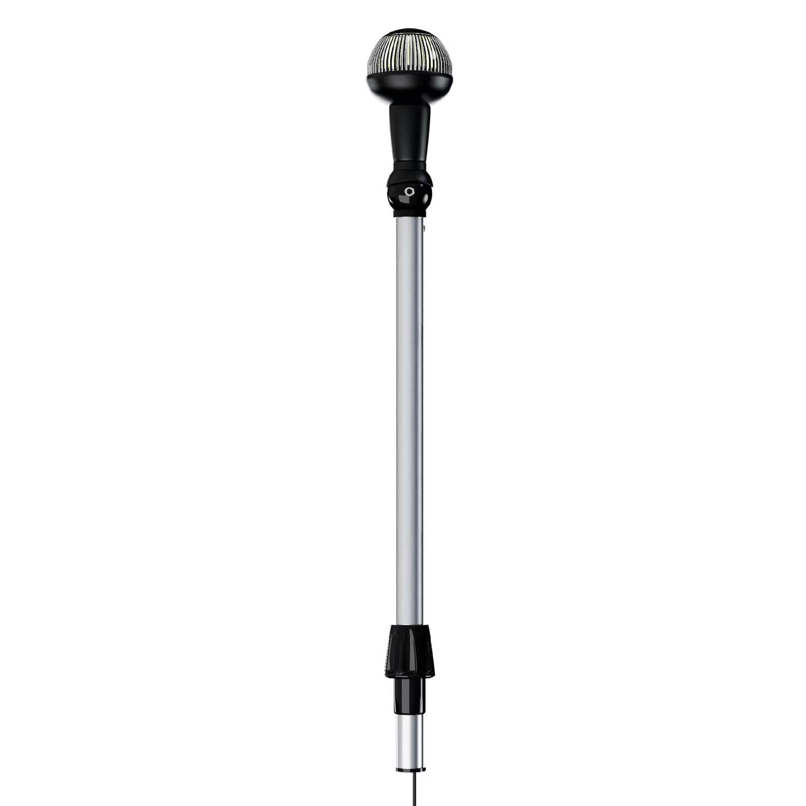 Sebnux LED Boat Stern Pole Light All-Round LED BOat Stern Light for Pontoon and Small Boat (24 Inch)