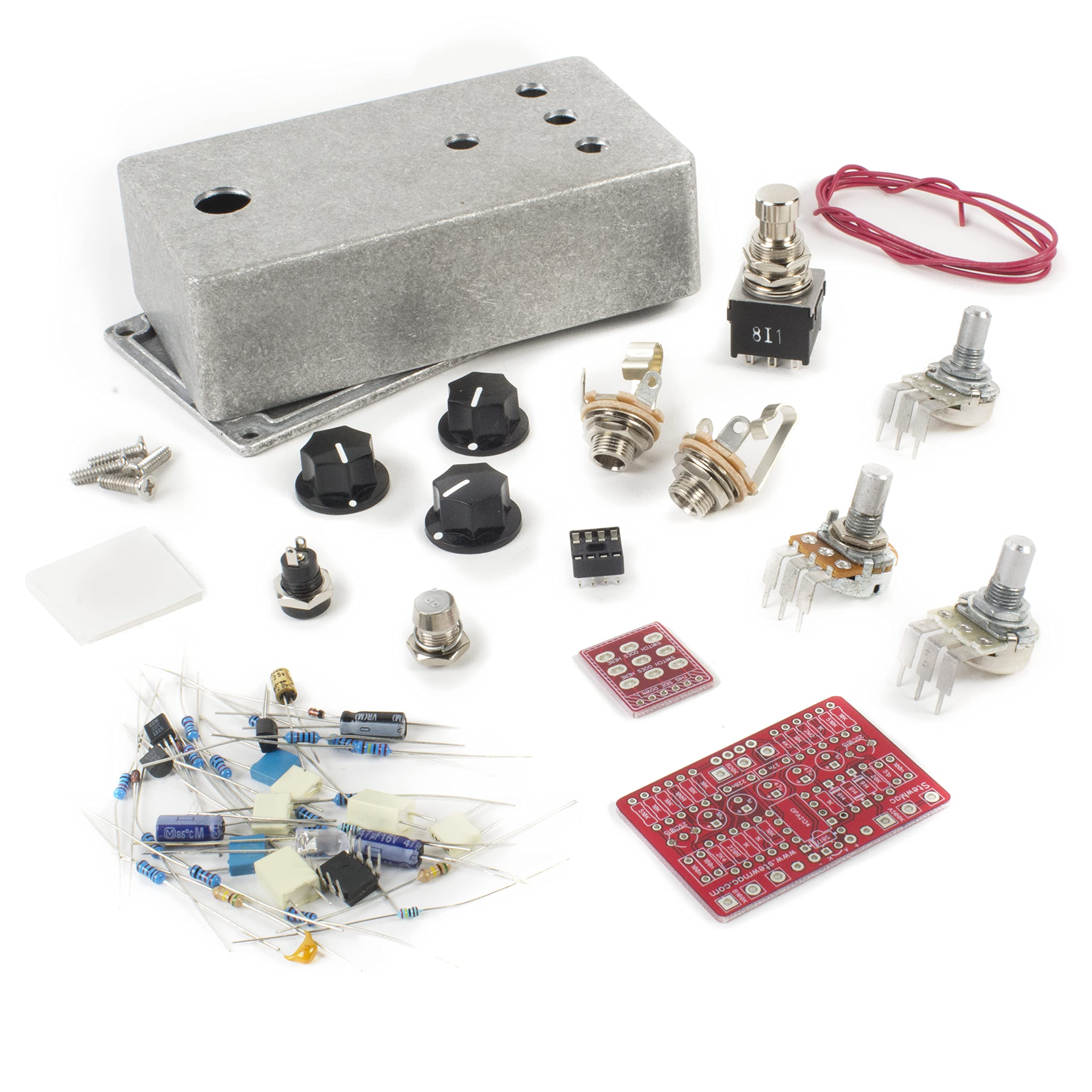 StewMac Screamer Pedal Kit, With Bare Enclosure (#2350)