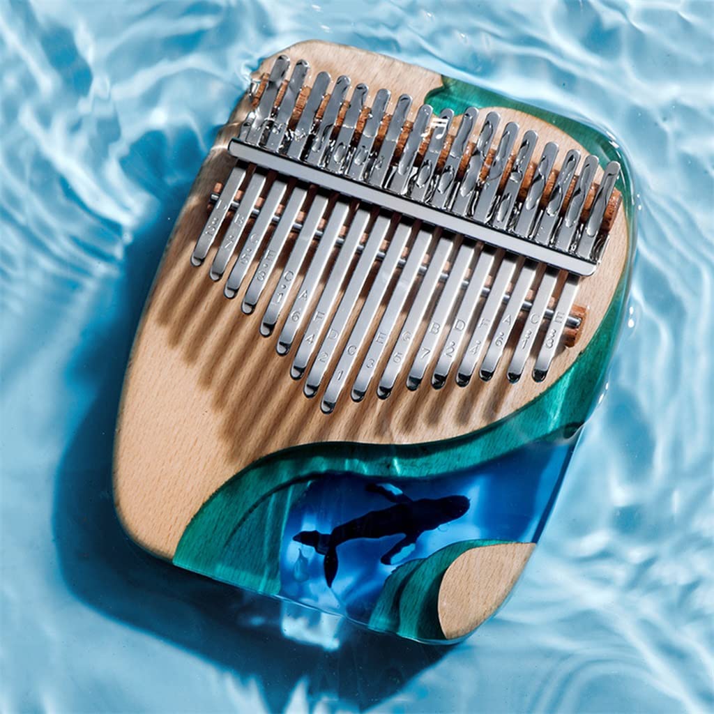 SDGH 17-Key Musical Instrument Beech Ocean Whale Thumb Finger Piano Creative Music
