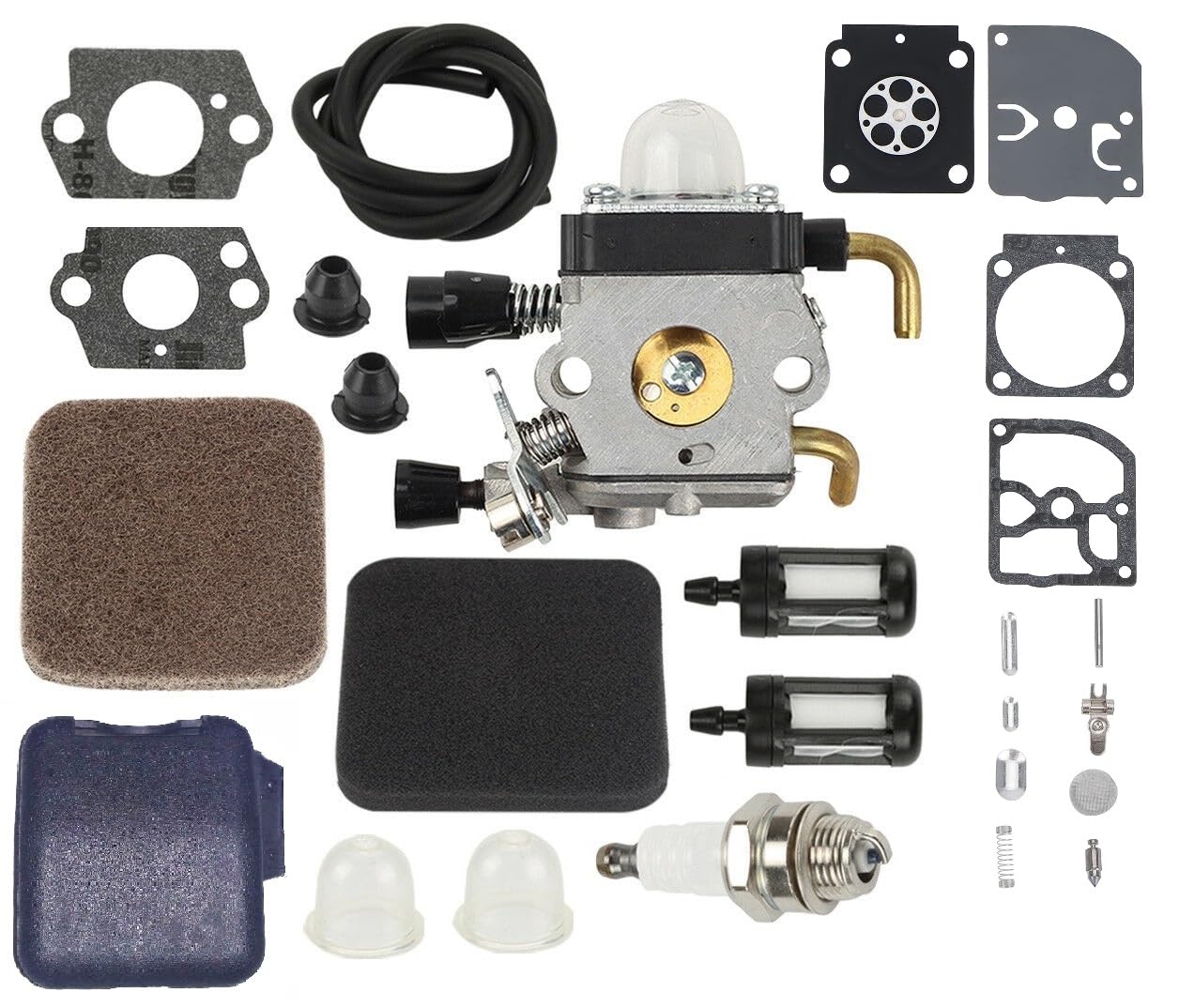 mdairc Carburetor For Stihl FS80R FS85R KM85 HS75 FS74 FS76 HT75 C1Q-S157 (Fit FS80R)