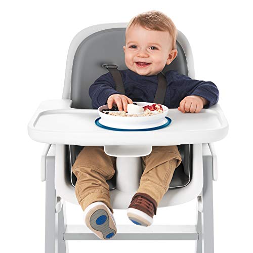 OXO Tot Stick & Stay Suction Divided Plate - Navy (Pack of 3)