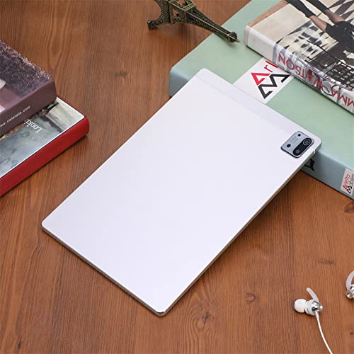 Tablet Laptop, Android 6.0 Tablet PC Octa Core Notebook Play WIFI WPS Office GPS Gobal Version Laptop 1+16G Dual SIM 10.1 Inch Tablets US Plug, Holiday Gift for Family (White)