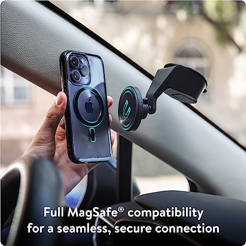 Mous MagSafe Suction Mount and Pixel 7 Pro Case Black Leather Limitless 5.0