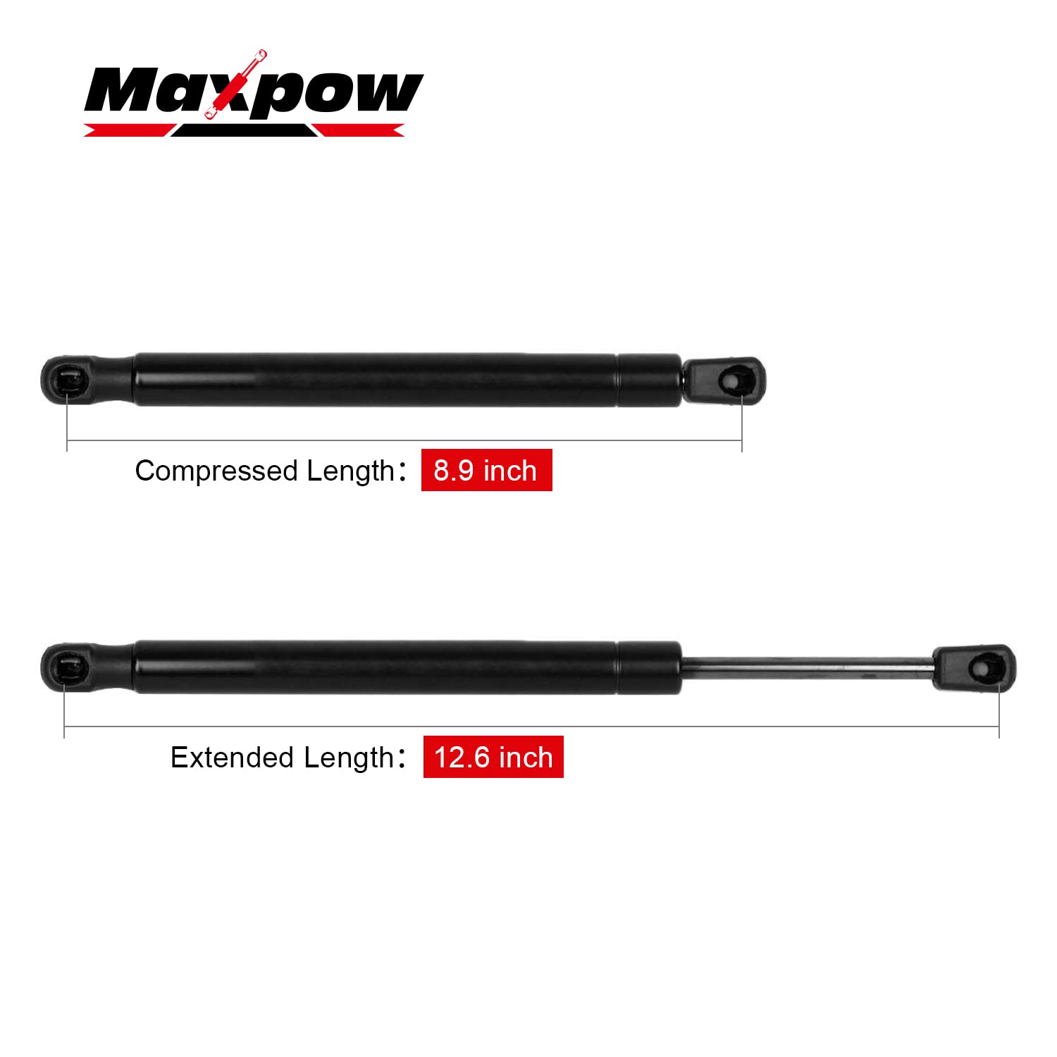 Maxpow 2 Rear Trunk Lift Support Compatible with Ford Taurus 2010 2011 2012 2013 2014 2015 2016 2017 without Spoiler SG404090 PM1129 Trunk Lift Trunk Struts Shocks