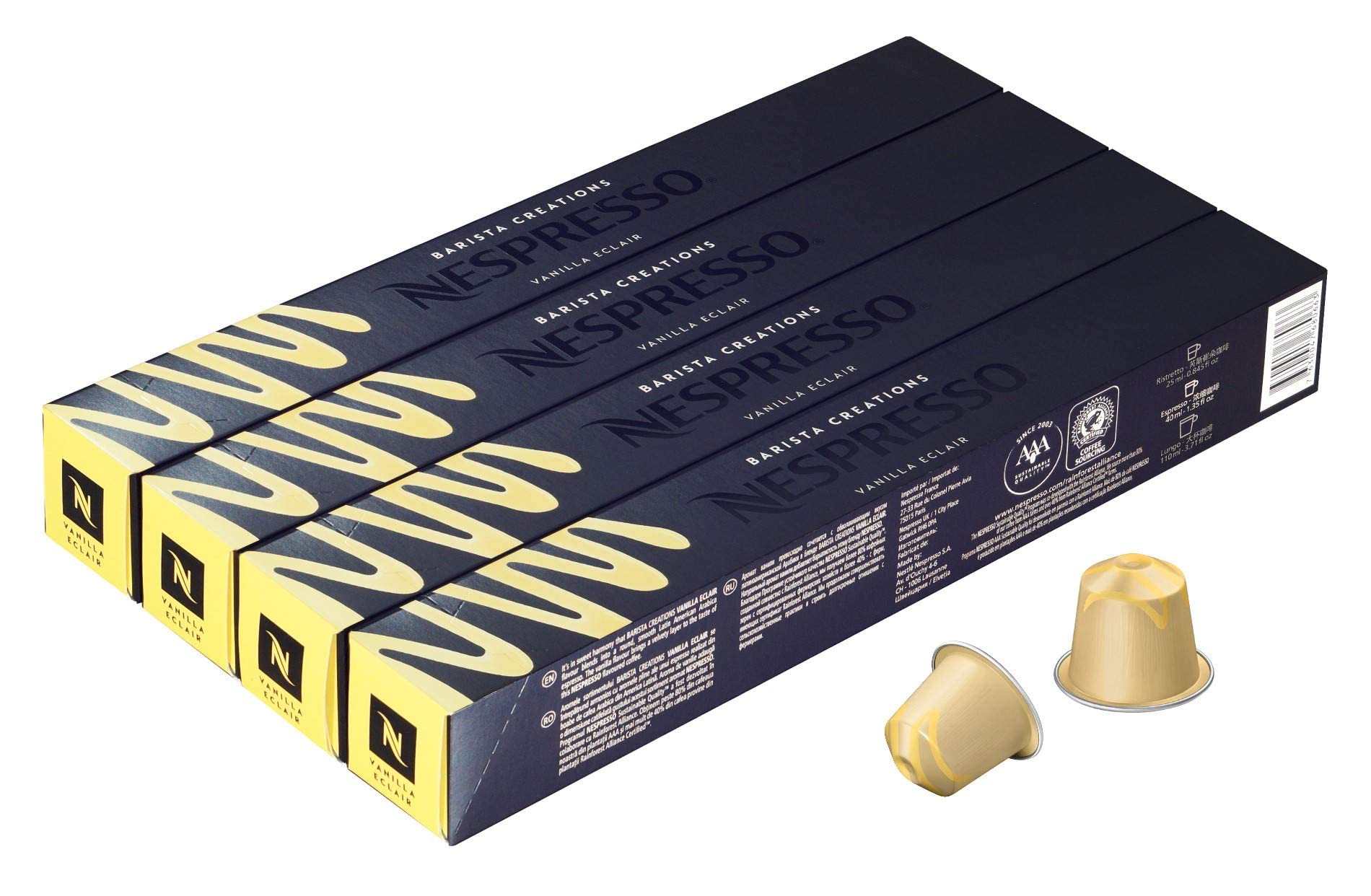 Nespresso OriginalLine (European Version) Barista Creations: Vanilla Eclair, 40 Capsules