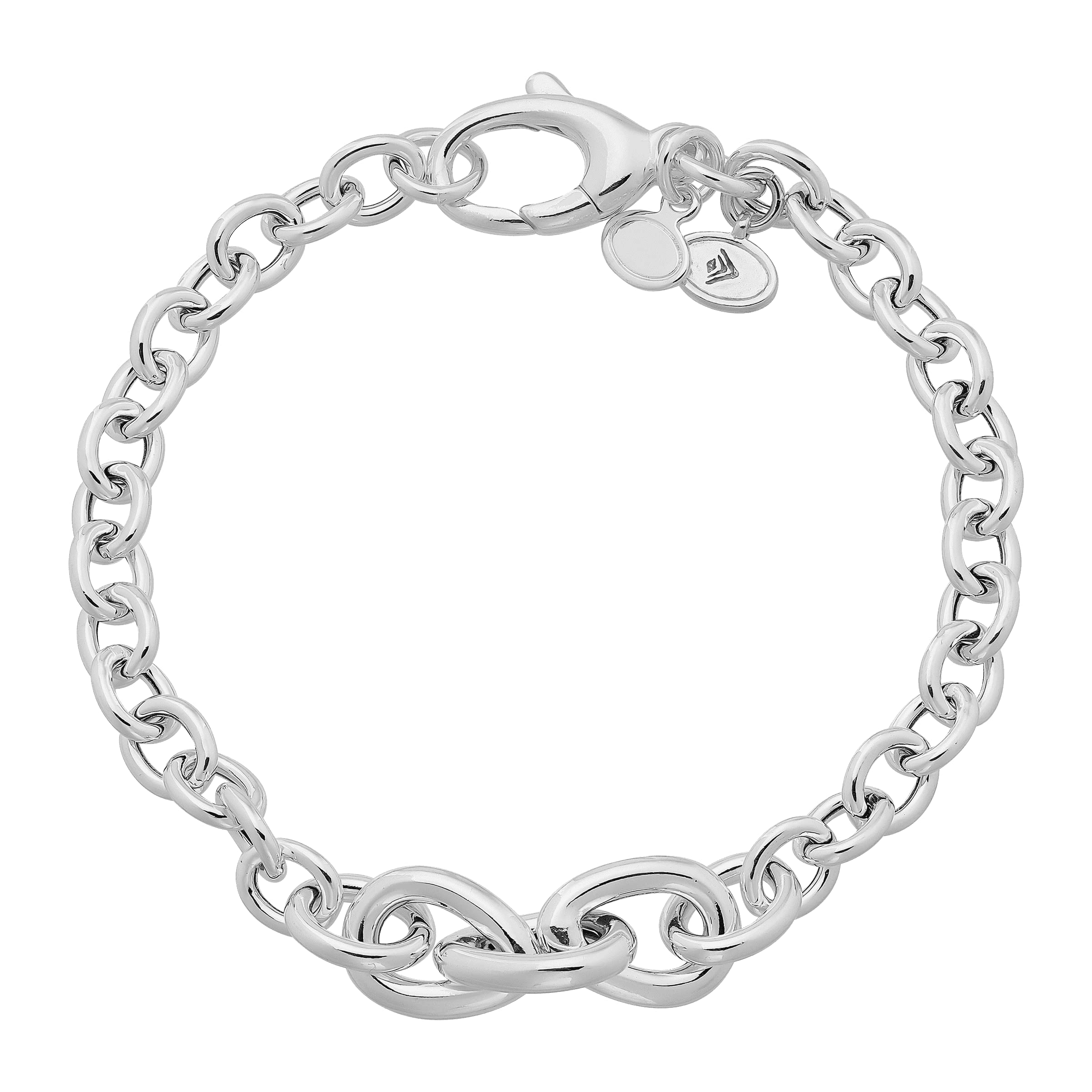 Silpada 'Unstoppable' Link Chain Bracelet in Sterling Silver, 7.5"