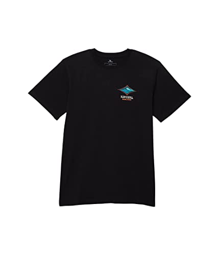 Rip Curl Boy's Paradise Tee (Big Kids) Black 12 Big Kids