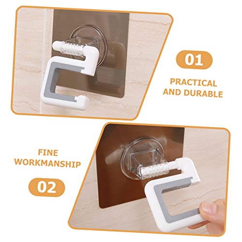 Zerodeko 8 pcs mop Holder House Organization Must Haves Broom Organizer Wall Mount Broom Mount Must Haves for Home Wall Broom Laundry Room mop Broom Holder Plastic Hanger mop Hook