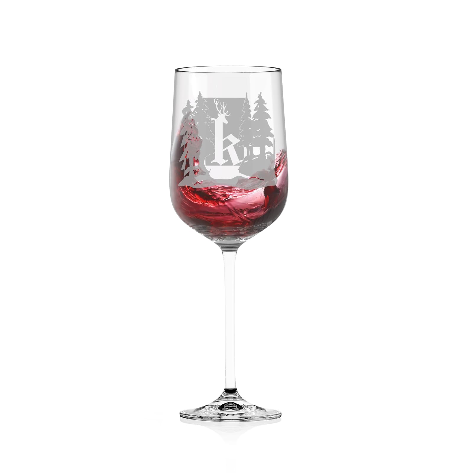 P&Y Wine Glasses, christmas gift, Crystal Clear Glass in Gift Packaging, Long Stem-Unique Modern Shape Wine Glass for Red and White Wine -15 OZ (1pack), Mother's Day Gift(wine glass K)