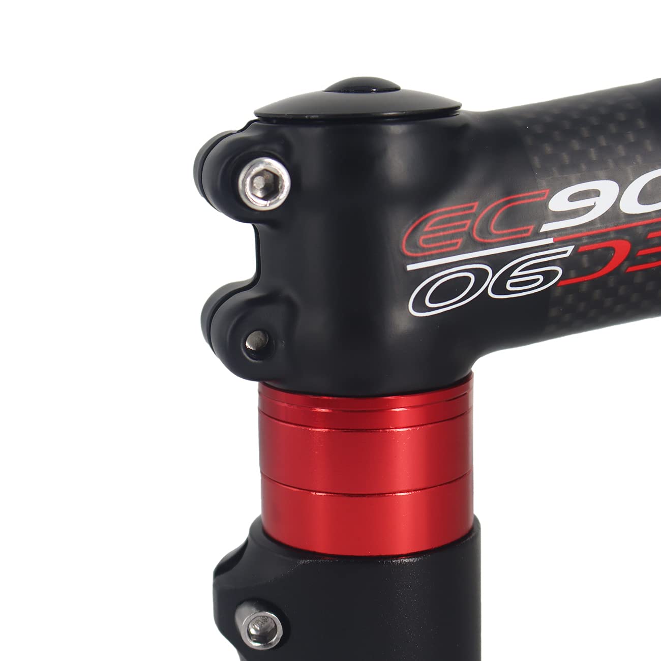 PLATT Bike Headset Spacer Aluminium Alloy Bicycle Stem Headset Spacers Fit 1 1/8-Inch Stem for MTB BMX Road Bikes 2/3/5/10mm(Red 7PCS)