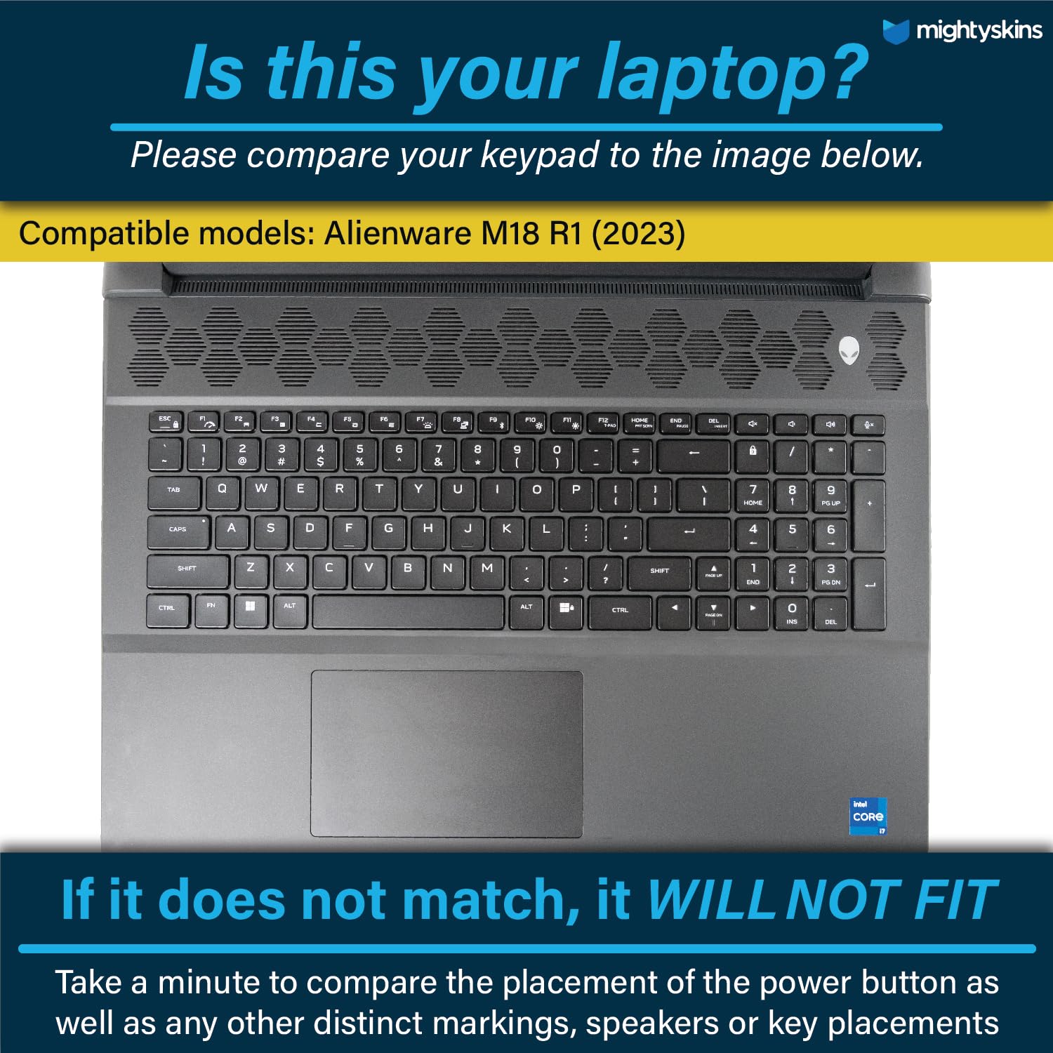 MightySkins Glossy Glitter Skin Compatible With Alienware M18 R1 (2023) Full Wrap Kit - Jitter Illusion | Protective Durable High-Gloss Glitter Finish | Easy To Apply & Change Styles | Made in the USA