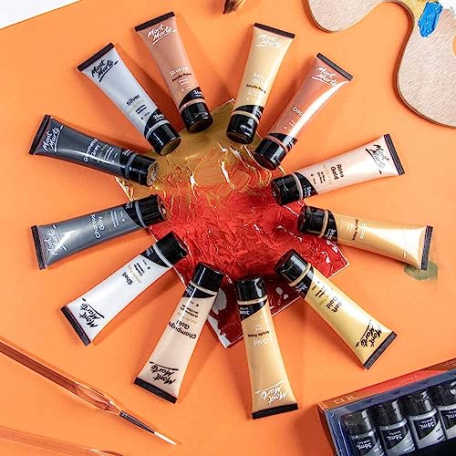 Mont Marte Gold Paint Series Set 12pc x 36ml