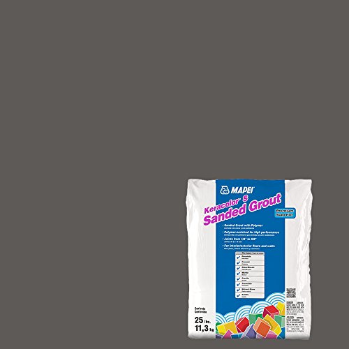 MAPEI Keracolor S Charcoal Cementitious Sanded Powder Grout - 25LB Bag