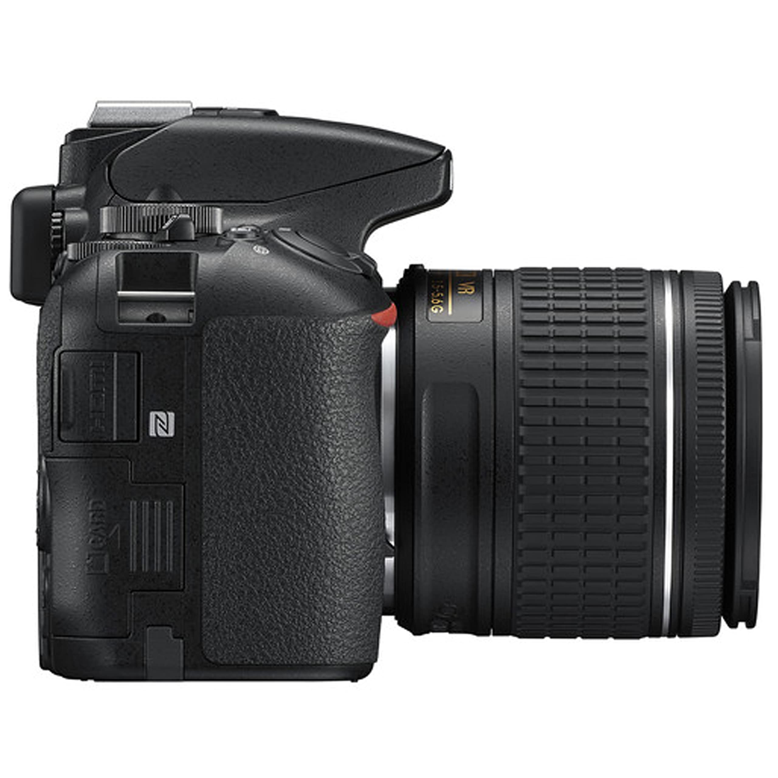 Nikon D5600 DSLR Camera Kit with 18-55mm VR Lens+ 64GB Memory + Back Pack Case + Tripod, Lenses, Filters, & More (28pc Bundle) (Renewed)