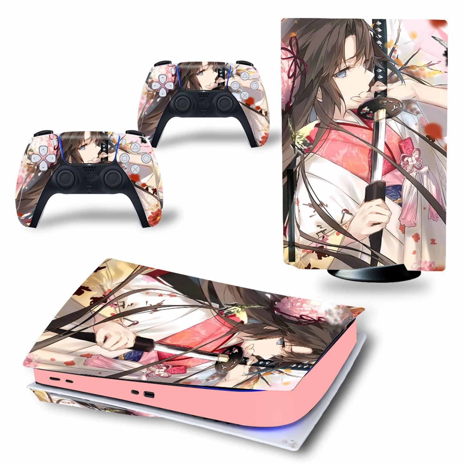 Top factory BUCEN for PS5 Skin Disc Edition & Digital Edition Console and Controller Vinyl Cover Skins Wraps Scratch Resistant, Compatible 21515 Anti Scratch (Size : Digital Edition)