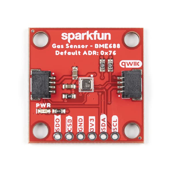 SparkFun Environmental Sensor - BME688 (Qwiic) - Gas scanning Sensor - Temperature Humidity Barometric Pressure - Scan for VOCs VSCs and Other Gasses in The Parts per Billion Range ppb