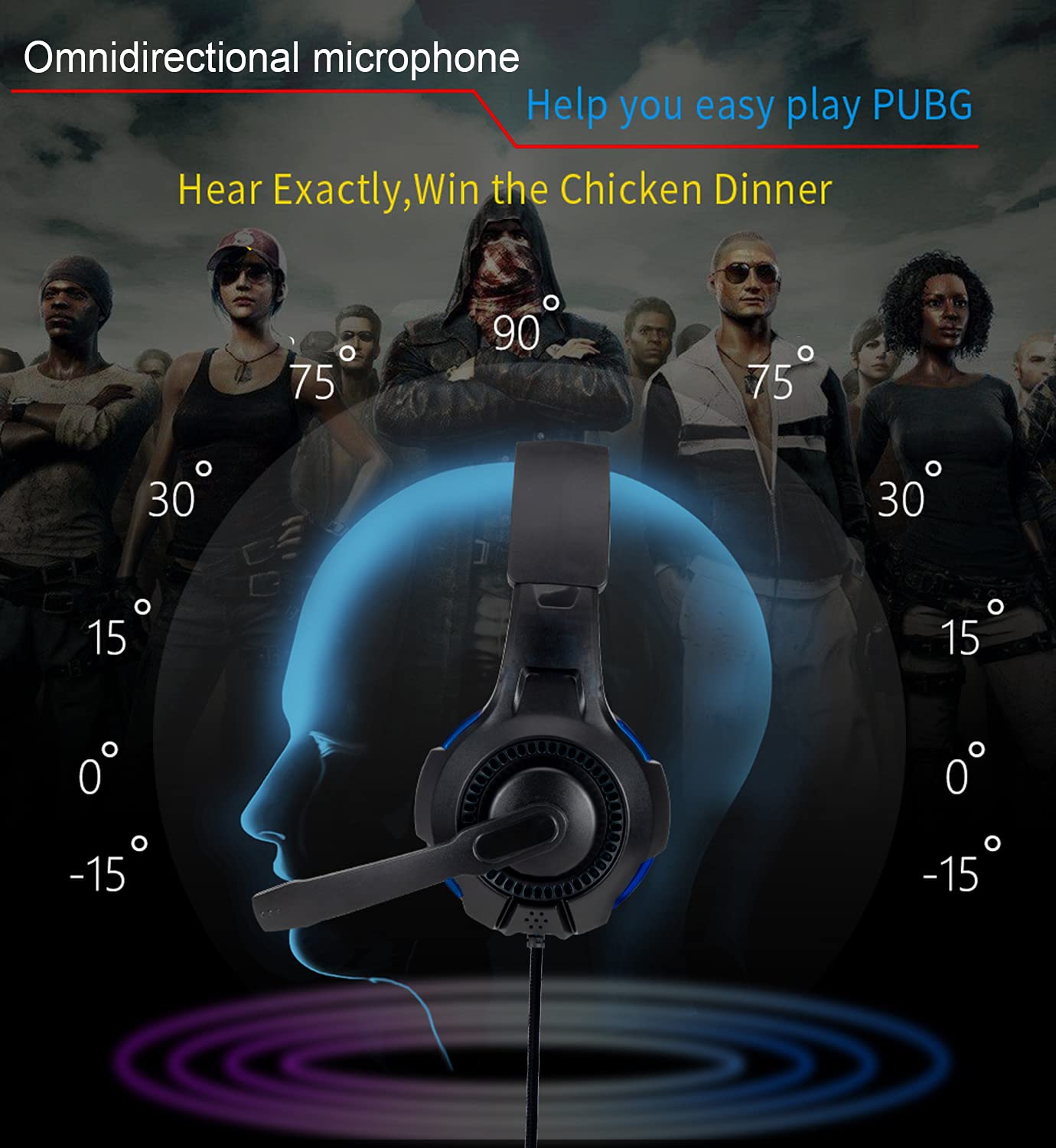 One Ear Headset with Mic for PS5/PS4/Xbox One/Xbox Series X/S/Nintendo Switch/Lite/Steam Deck, Gaming Headphone with Microphone Control, 3.5MM Wired Unilateral Chat Headset for Laptop/Tablets/Phone/PC