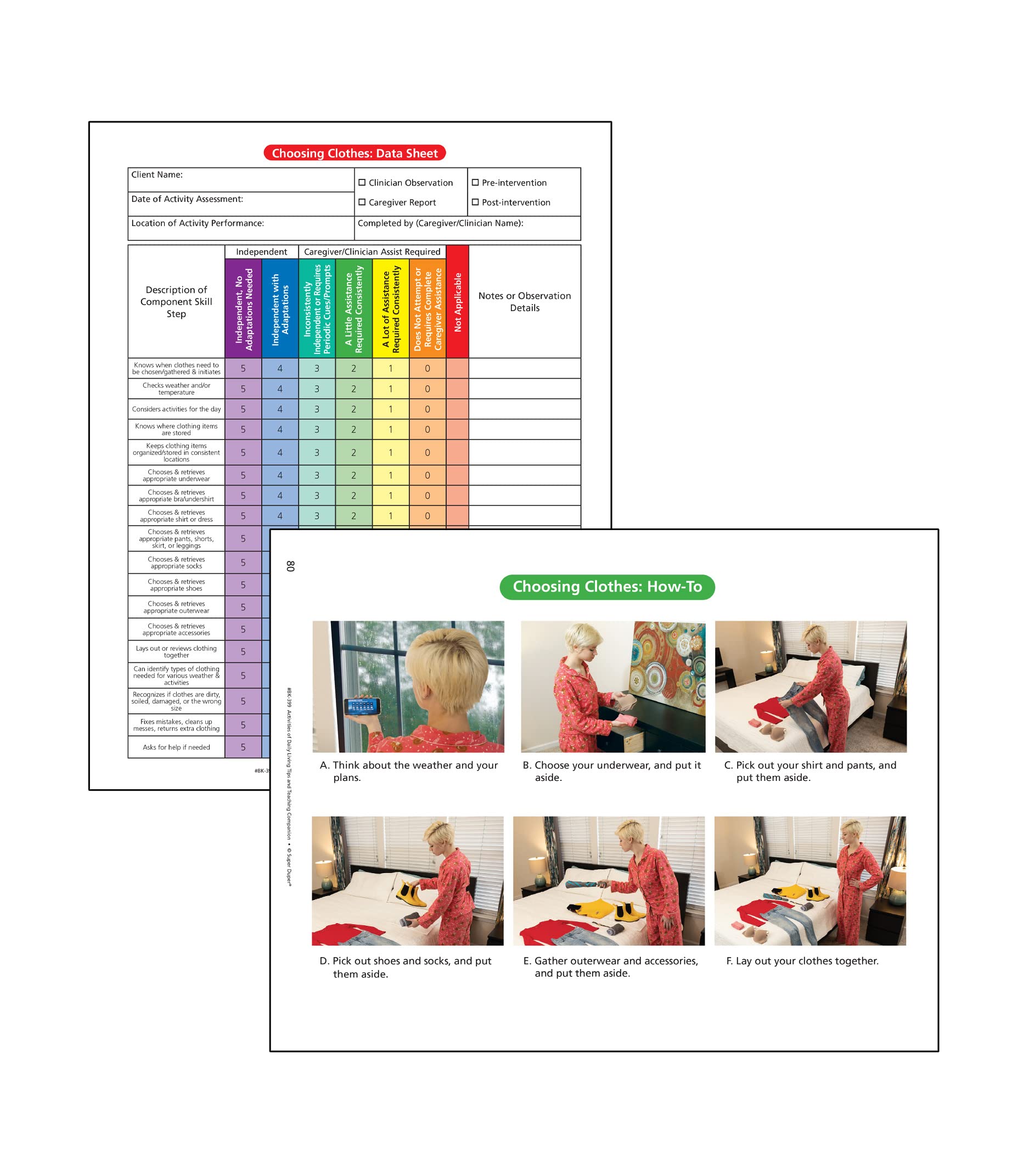 Super Duper Publications | Webber Activities of Daily Living - Tips and Teaching Companion | Self-Care Activities and Routines | Occupational Therapy Educational Resource for Children and Adults