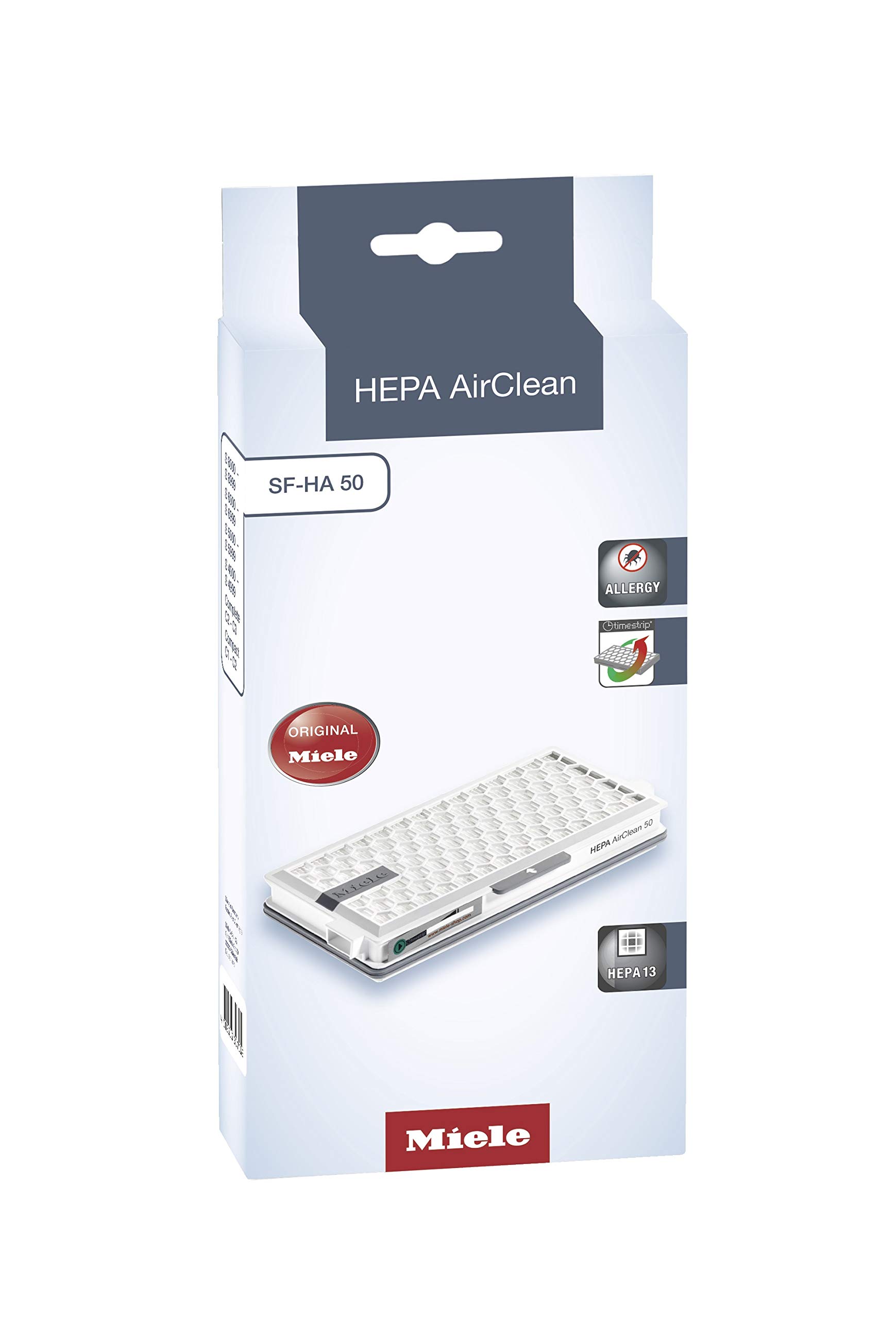 Miele HEPA AirClean Filter with TimeStrip + Miele AirClean 3D FJM Vacuum Cleaner Bags