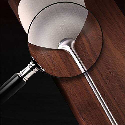 LMMDP 7pcs Kitchen Utensil Set Stainless Steel Turners Spatula Spoon Shovel Colander Rice Scoop Durable Cooking Tool Set Storage Rack