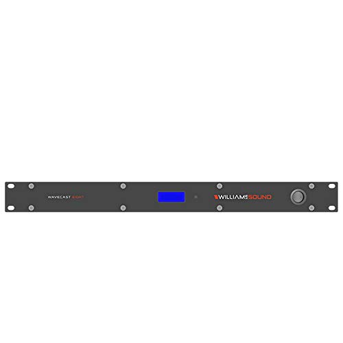 Williams AV WF T8 D WaveCAST Dante 8 Channel Audio Streaming Over Wi-Fi Assistive Listening Platform