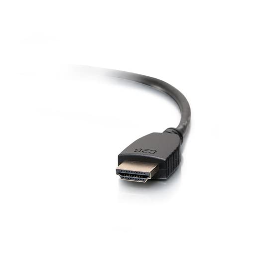 Legrand - C2G Micro HDMI to HDMI Ethernet Cable, 4k High Speed HDMI Cable, Black 60 hz HDMI Cable, HDMI Cable 1.5 ft, 1 Count, C2G 50613