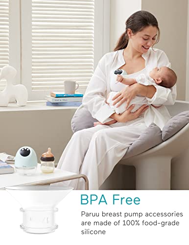 Paruu P3 Flange Insert 17mm, Original Breast Pump Parts, Wearable Breast Pump Replacement Accessories, 2 Pack