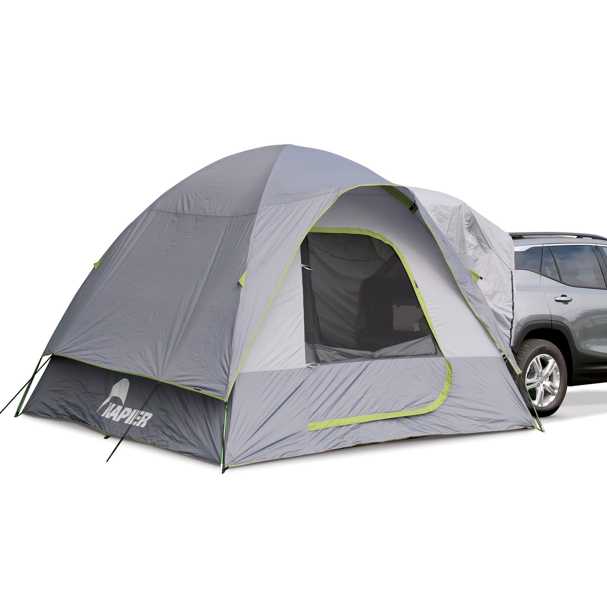 Napier Backroadz SUV Tent | Universal Fits All CUVâs, SUVâs, and Minivansâ | Sleeps 5 Adults | Grey & Green | 10'x10' (19100)