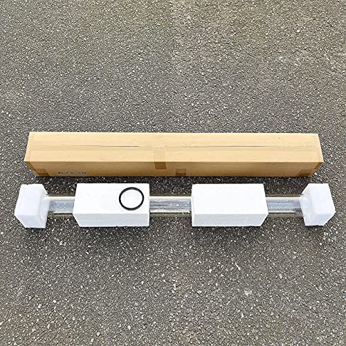 Unicoshape Patio Heater Replacement Parts - 49.5" Tall 4" Diameter - Quartz Glass Tube - Compatible with Four-Sided Pyramid Flame Outdoor Heater - with Neoprene Rubber Silicone Connecting Ring