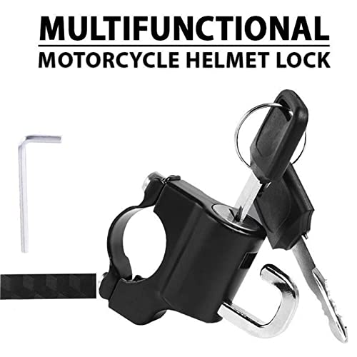 Scooter Led Lights Lock Head Helmet Lock Anti- Lock Fixed Lock Helmet Fixed Multifunctional Bike Accessories