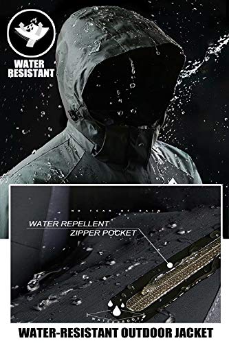 MAGCOMSEN Mens Winter Coats Waterproof Jackets for Men Fleece Jacket Men Warm Ski Jacket Men Snow Jacket Men Snowboarding Jackets Hunting Jackets Raincoats
