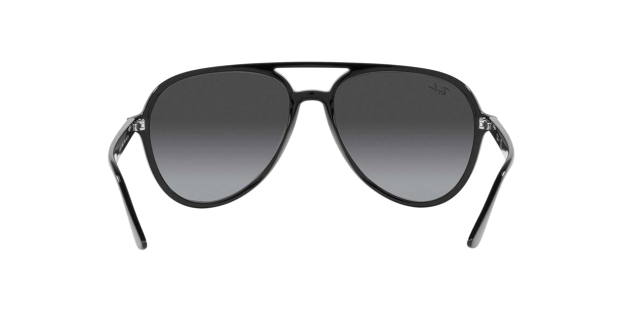 Ray-Ban RB4376F Low Bridge Fit Pilot Sunglasses, Havana/Brown Gradient, 57 mm