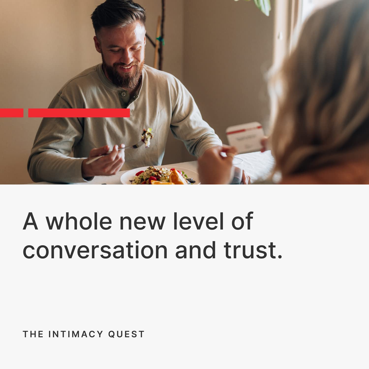 The Intimacy Quest Relationship Building Card Deck for Couples - Question Cards for Adults, Intimacy, Conversation, Reconnect, Build Trust, Ignite Romance - Developed by Psychologists