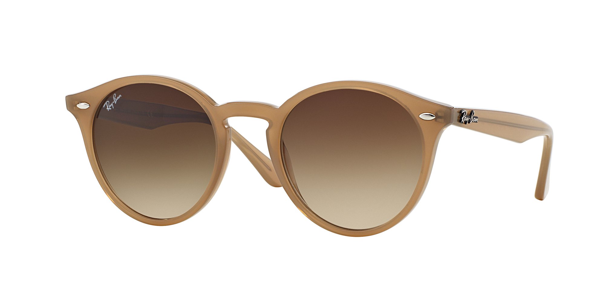Ray-Ban RB2180 Sunglasses + Vision Group Accessories Bundle (Light Havana/Brown Polarized (710/83), 49, Millimeters)