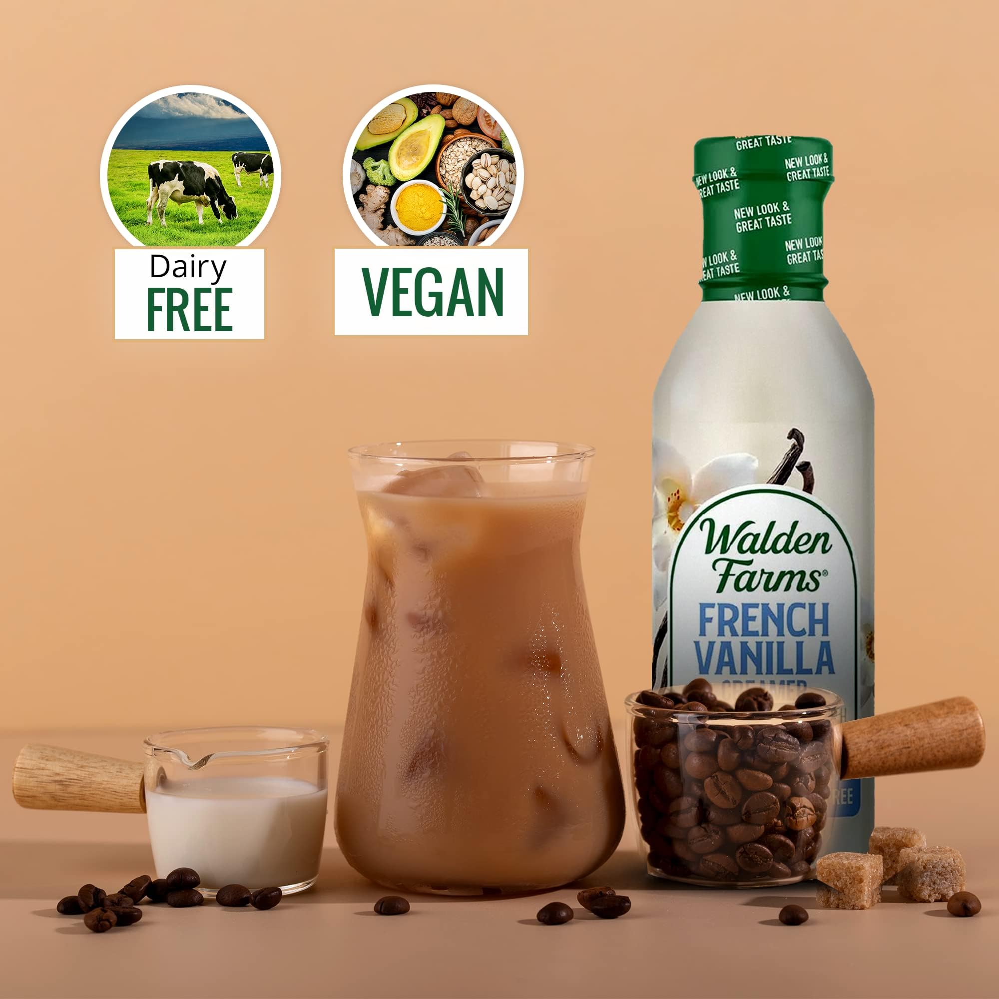 Walden Farms French Vanilla Calorie-Free Creamer, 12 Fl Ounce (Pack of 6)