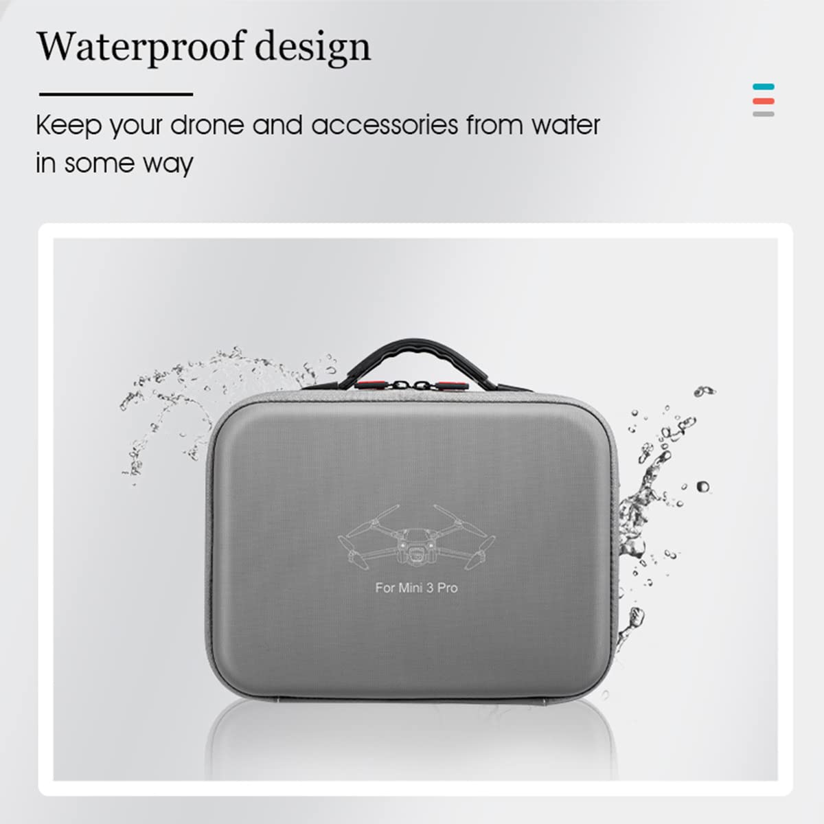 Supfoto Carrying Case for DJI Mini 3 Pro Storage Bag Hard Shell Travel Case Compatible with DJI Mini 3 Pro Drone and Accessories with Shoulder Strap