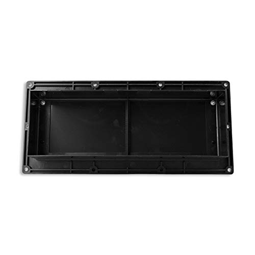 Leisure Coachworks RV Exhaust Vent Cover - RV Range Hood Vent/RV Range Hood Cover (1-Pack Black)
