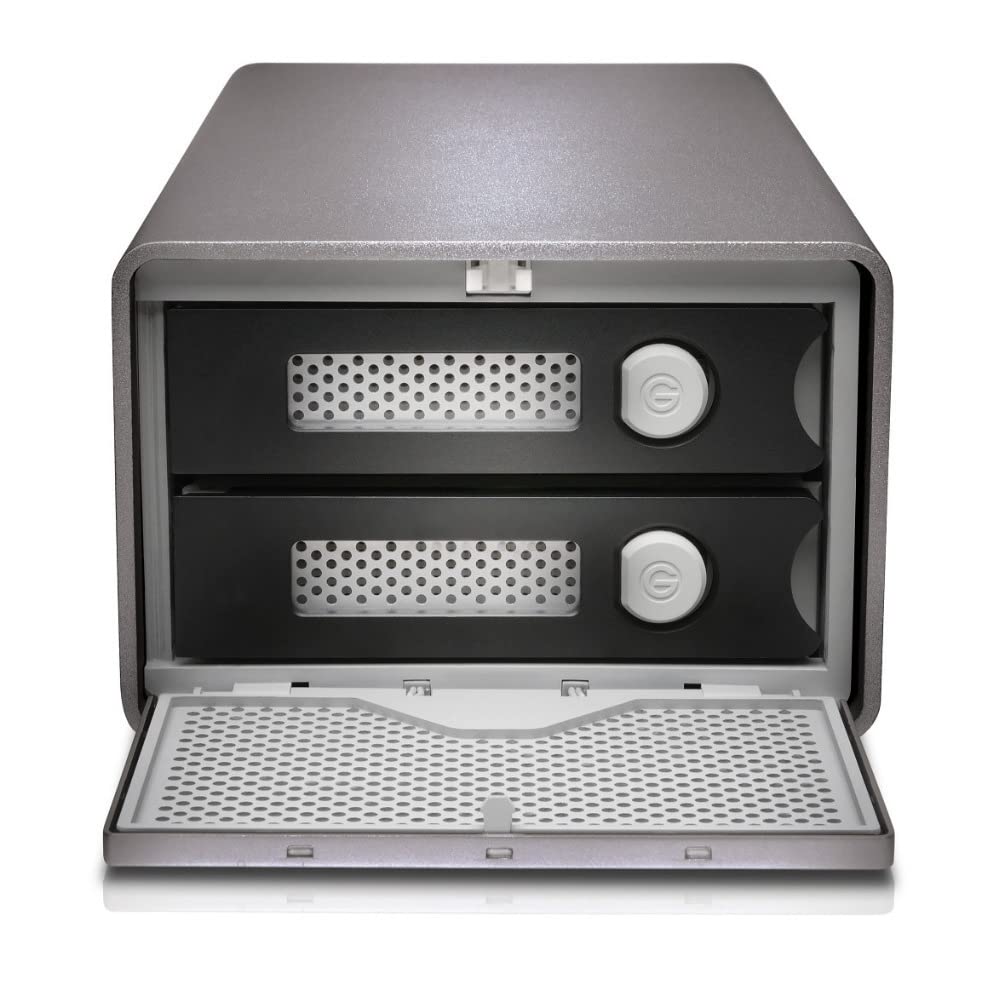 SanDisk Professional 24TB G-RAID 2 Enterprise-Class 2-Bay Desktop Drive (Space Gray) Bundle with 32GB Ultra SDHC UHS-I Memory Card and 32GB Ultra Flair USB 3.0 Flash Drive (3 Items)