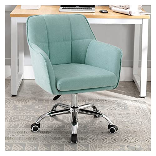 ZLXDP Computer Chair Office Chair Adjustable Swivel Chair Fabric Seat Home Study Chair