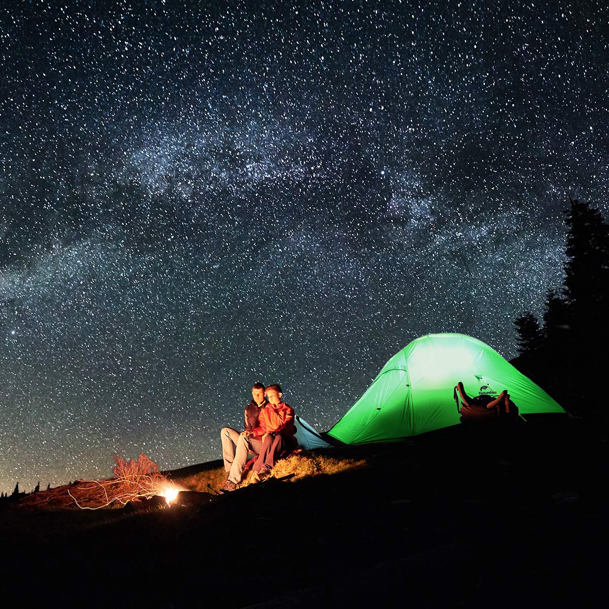 Naturehike Cloud-Up 2 Person Tent Lightweight Backpacking Tent with Footprint - Free Standing Ultralight Camping Hiking Backpack Tents Two Person Tent