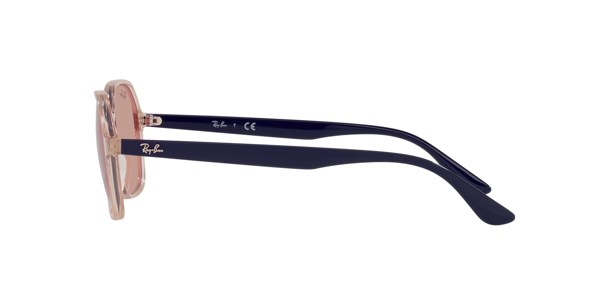 Ray-Ban Rb4361 Polarized Round Sunglasses, Light Brown/Evolve Photochromic Brown, 52 mm