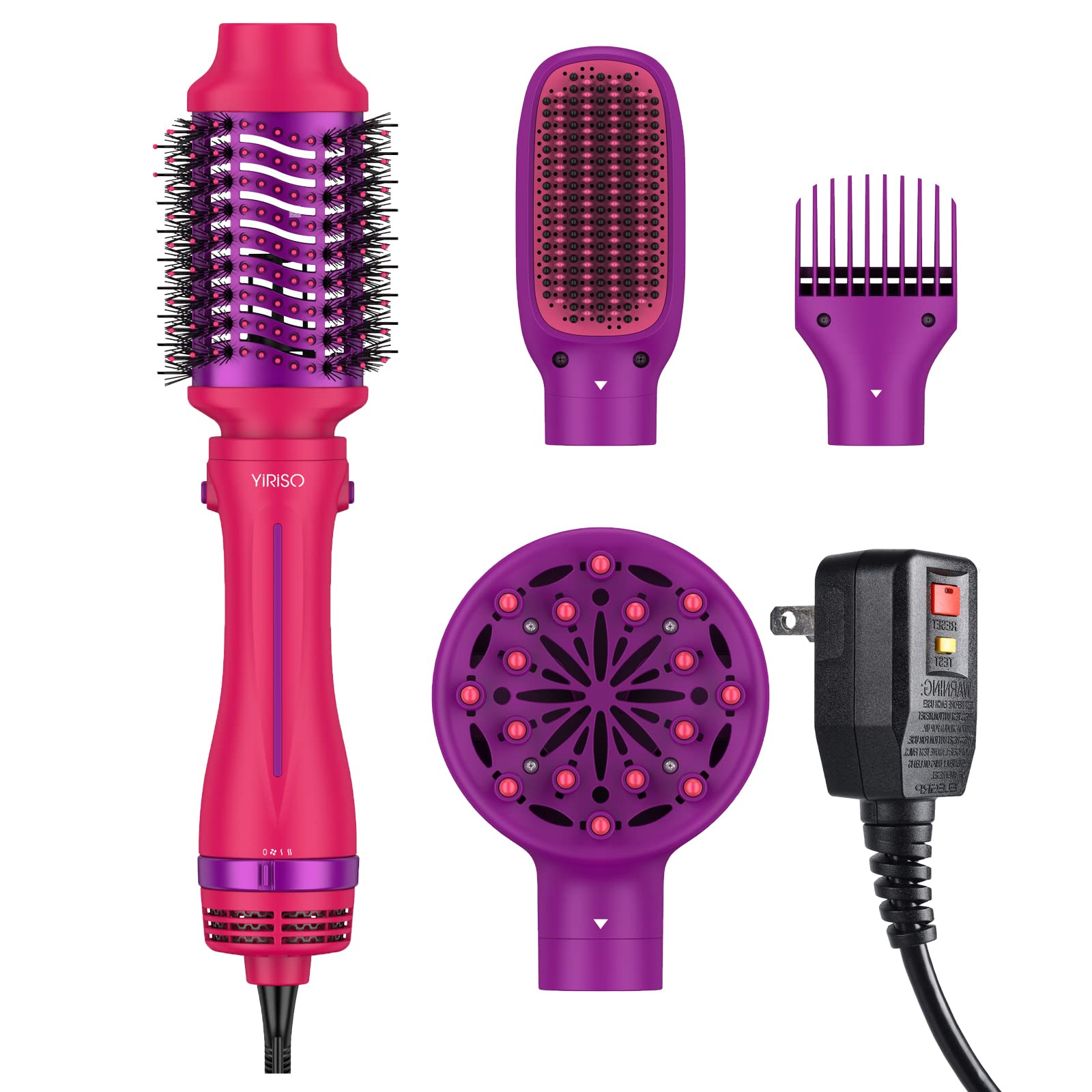 YIRISO Hair Straightener Iron (Rose Red)