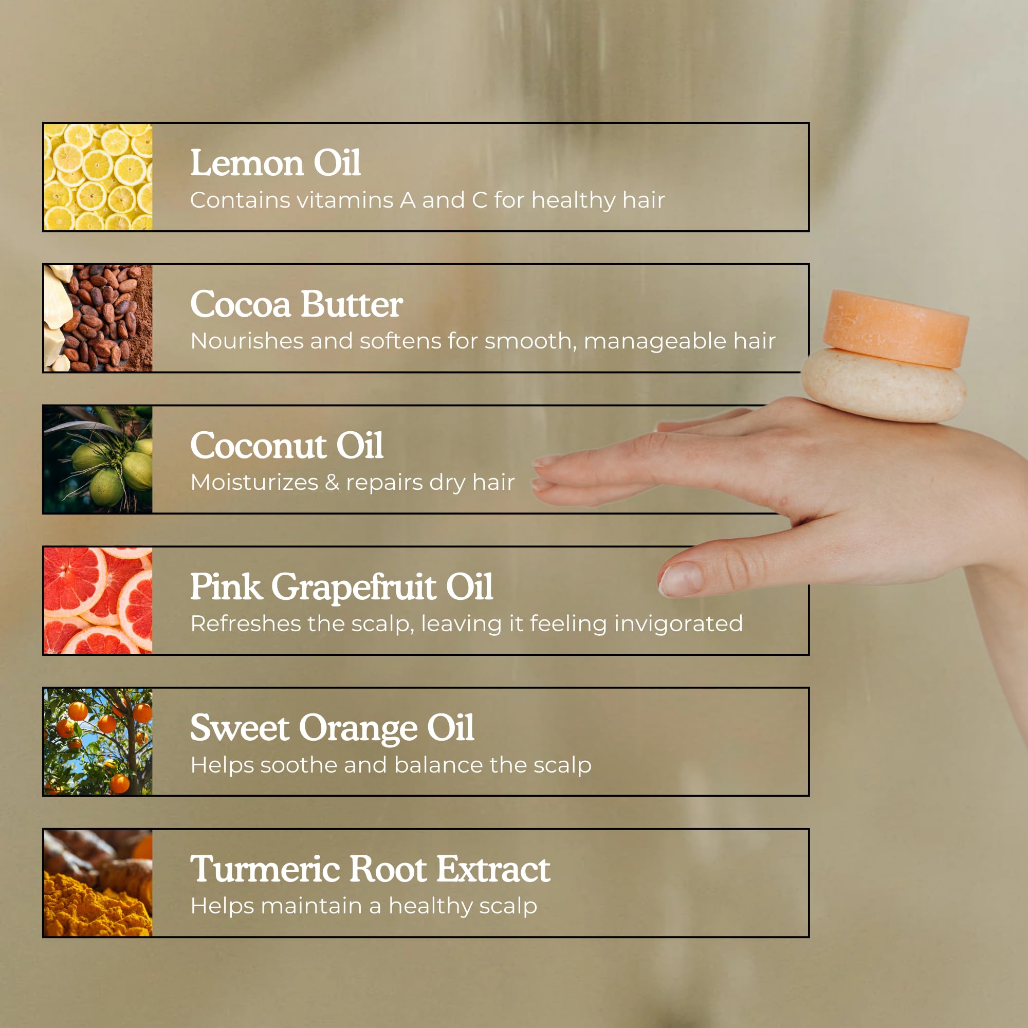 Zero Waste MVMT Shampoo Bar | Sweet Orange + Grapefruit | Eco-friendly Shampoo with Travel Container | Natural Salon Quality Shampoo, Zero Waste & Plastic Free