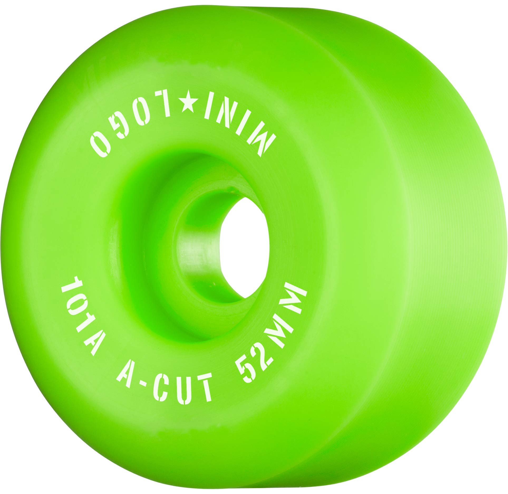 Mini Logo Skateboard Wheels A-Cut '2' 52mm 101A Green
